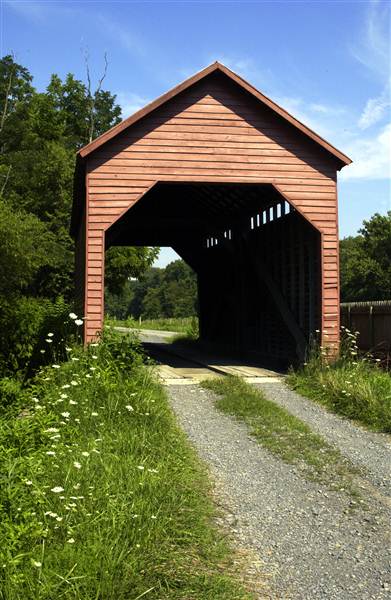 Locations Hub - Dents Run Covered Bridge