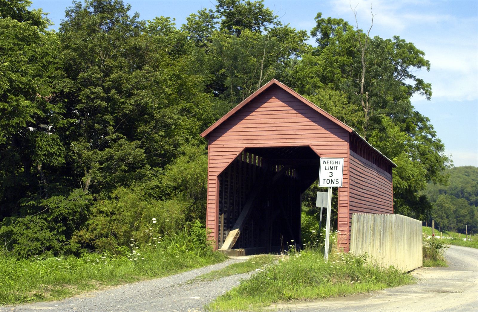 Locations Hub - Dents Run Covered Bridge